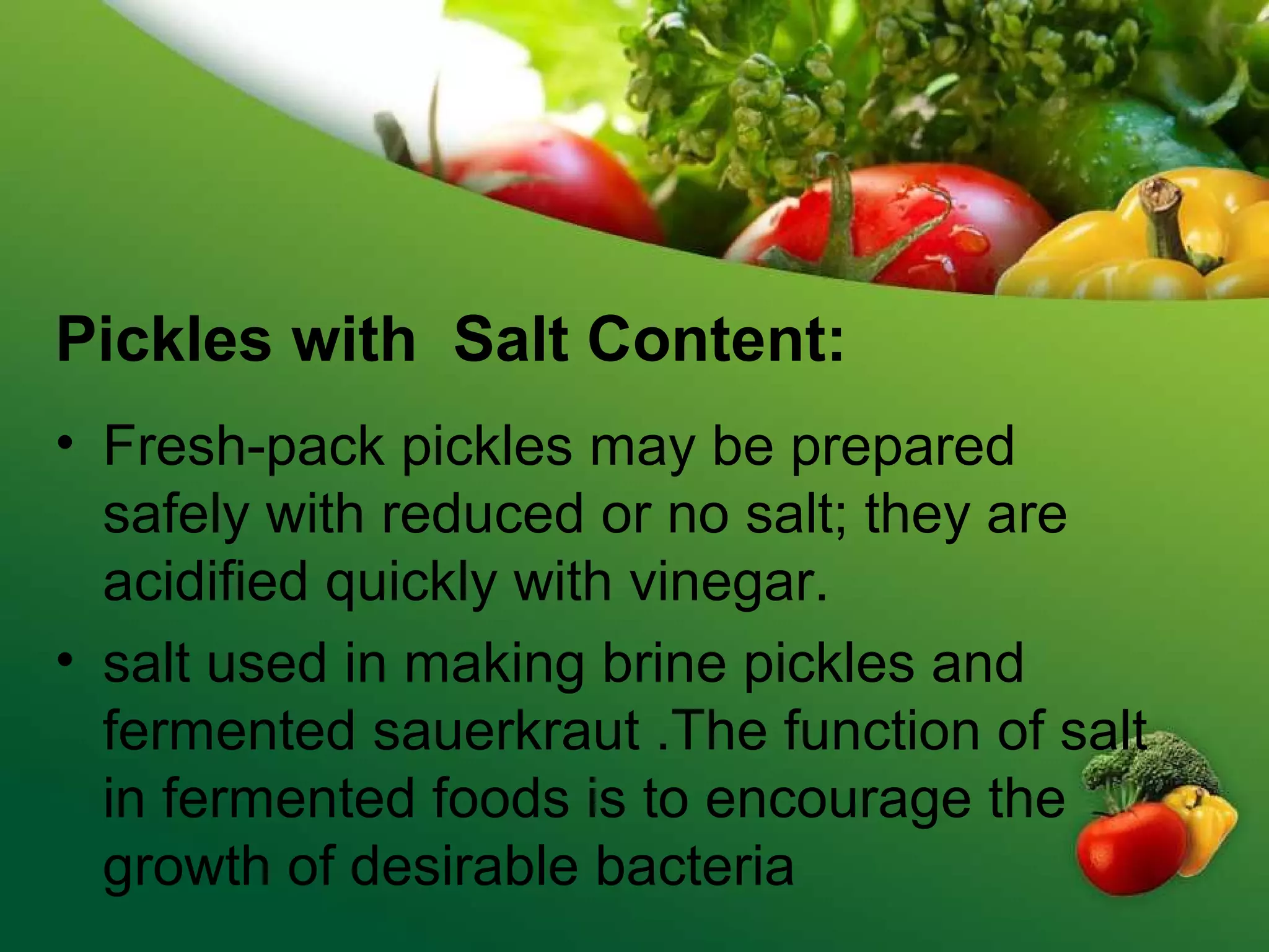 Pickles | PPT