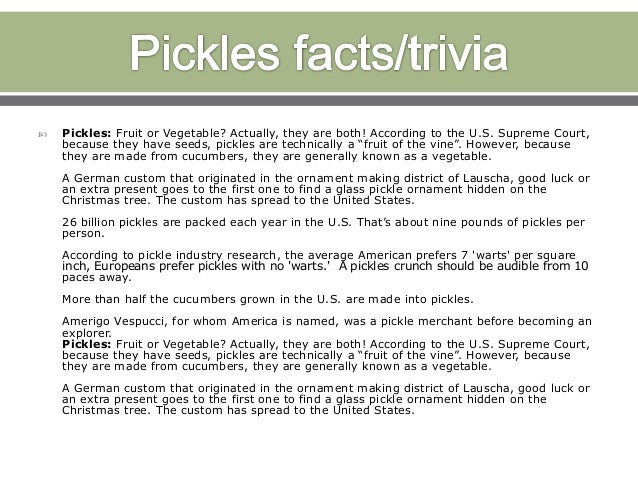 Pickles Facts pickles-facts