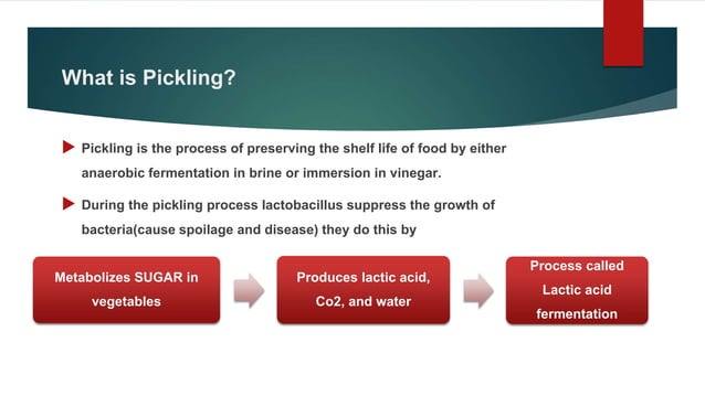 Pickling | PPTX | Chemistry | Science