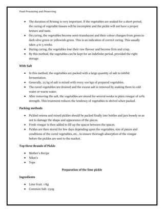 Pickling | PDF