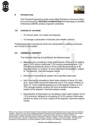 Pickling & Passivation | PDF