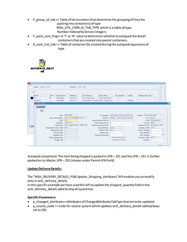 Pick pack and ship confirm process in oracle apps | PDF