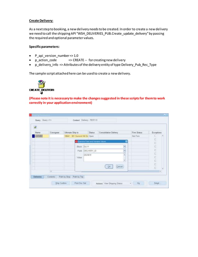 Pick pack and ship confirm process in oracle apps | PDF