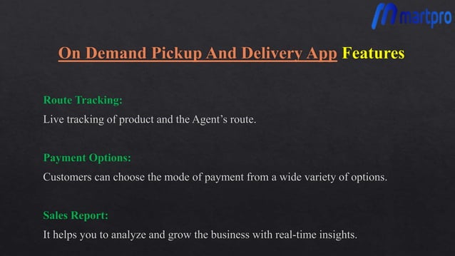 Pickup and delivery | PPT