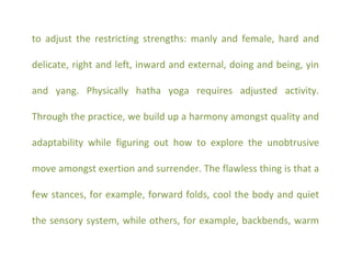 Hatha yoga | PPT