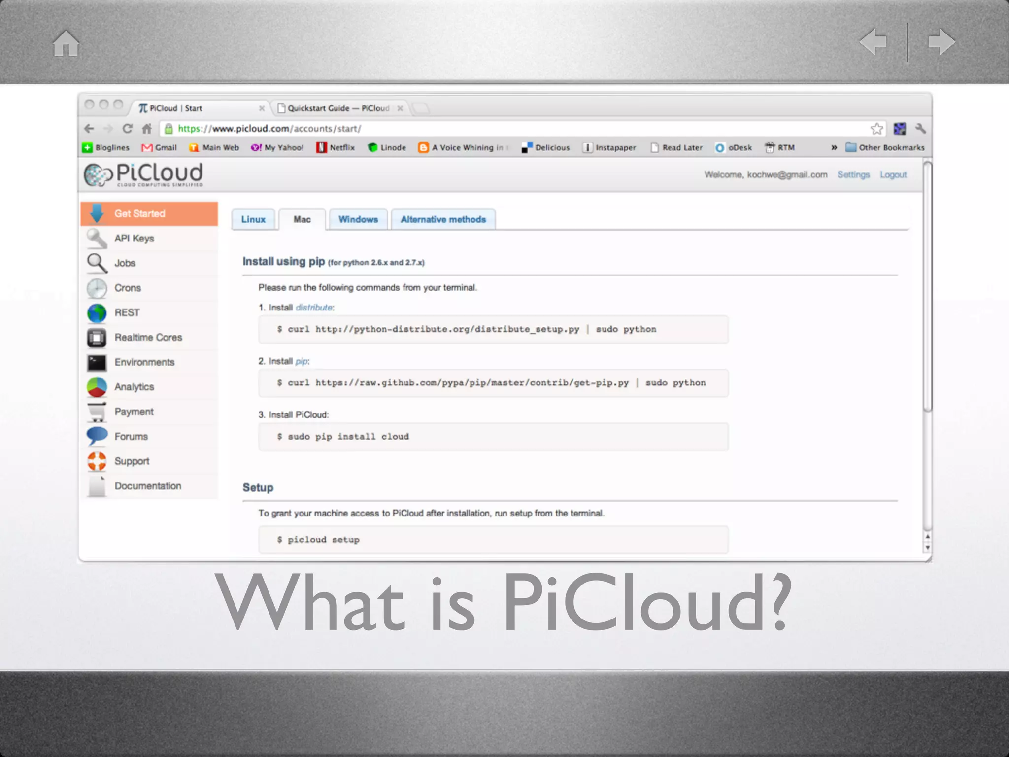 Introduction to PiCloud | KEY | Cloud Computing | Internet