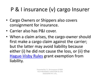 P & i clubs and claims related issues | PPTX