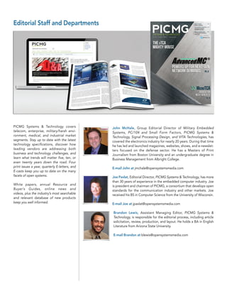 PICMG Systems & Technology 2015 Media Kit | PDF
