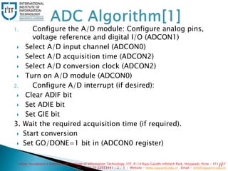 PIC Microcontroller | ADC Interfacing | PPTX