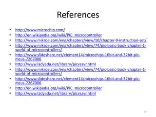 Pic microcontroller kh - | PPTX