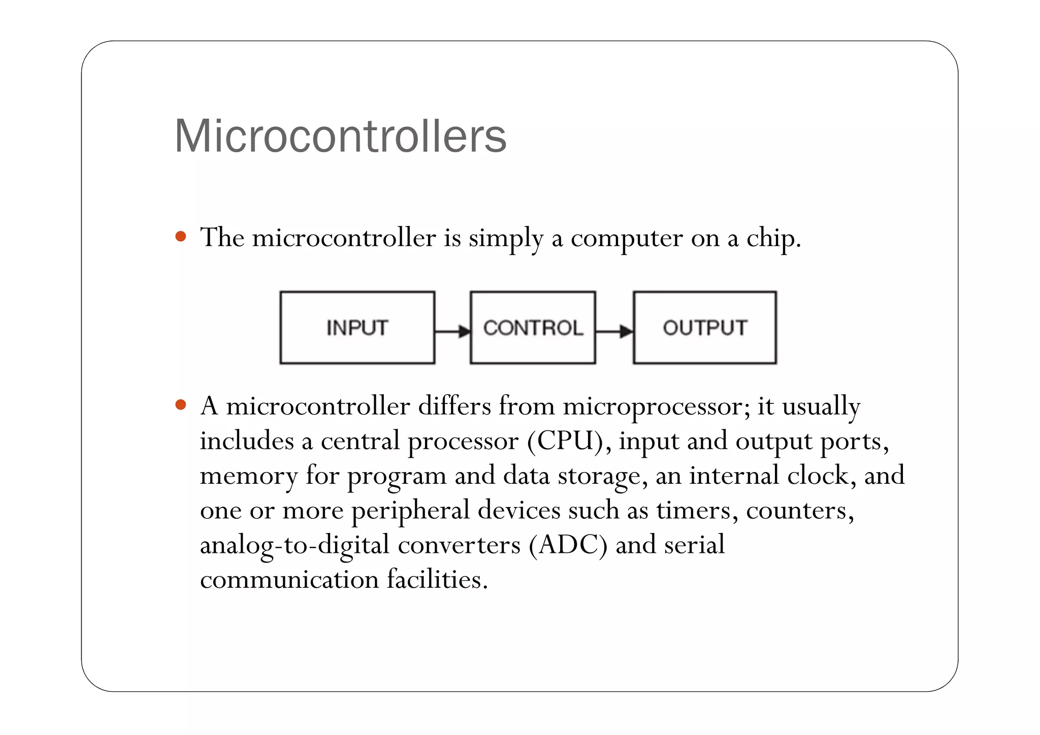 PIC microcontroller review | PDF