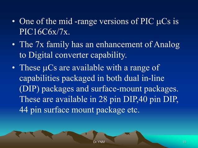 PIC Microcontrollers.ppt | Operating Systems | Computer Software and ...