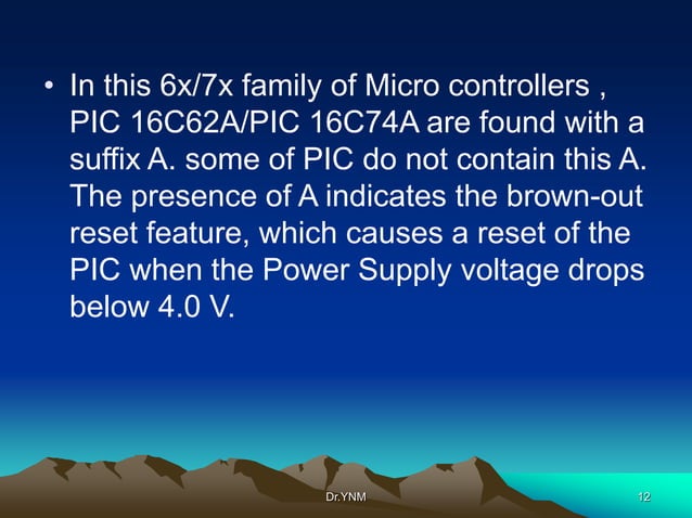 PIC Microcontrollers.ppt | Operating Systems | Computer Software and Applications