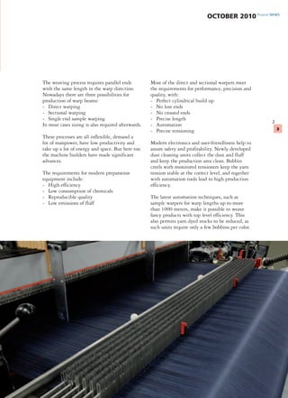 Picanol News October 2010 | PDF