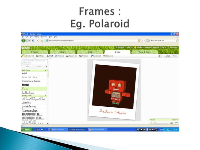 Picnic photo editing | PPT