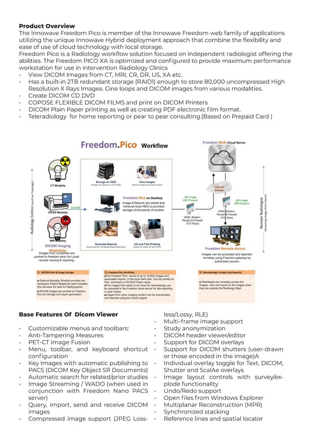 Freedom Pico DICOM Workstation for Single Radiologist ? Cardiac Cath lab | PDF | Computing ...