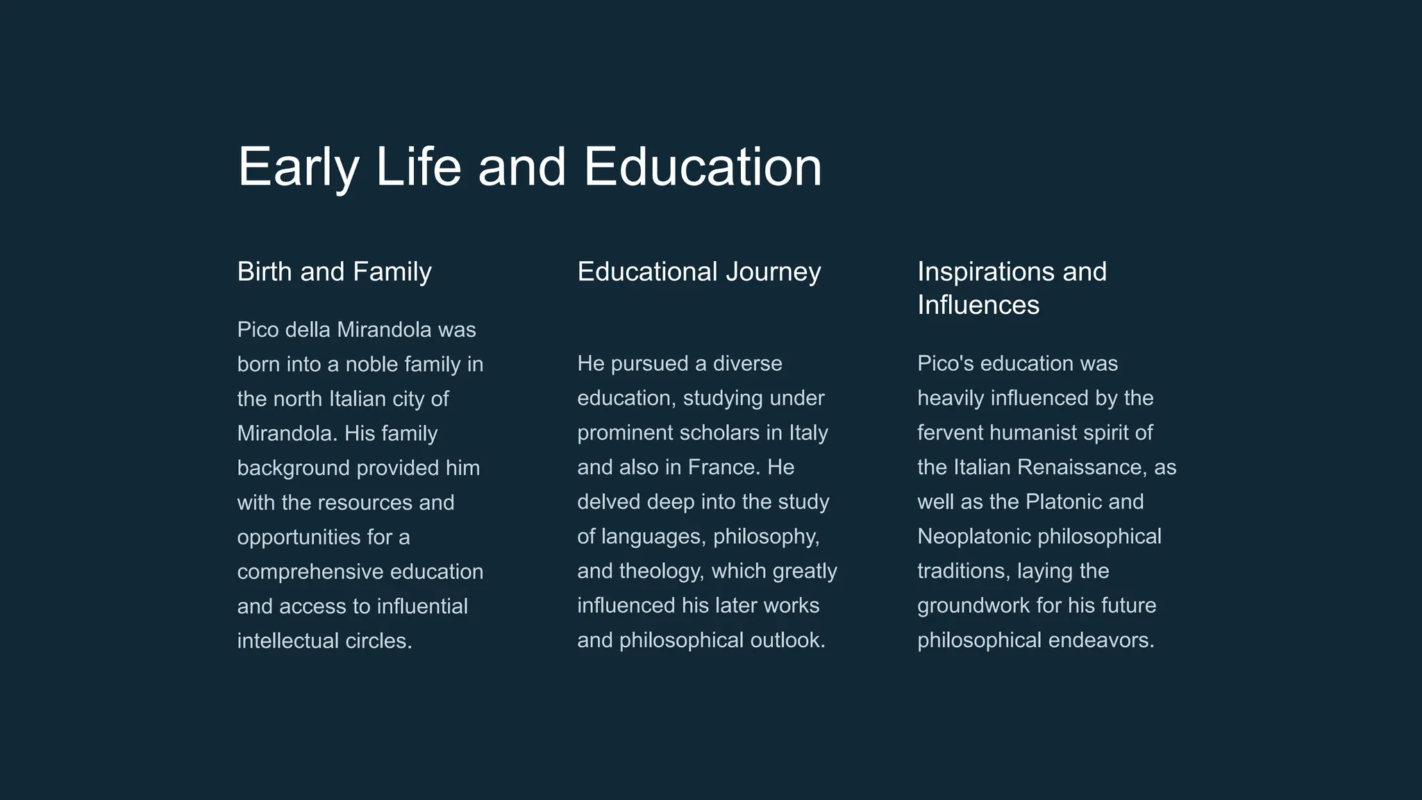 Pico della and his principles and quotes | PPTX