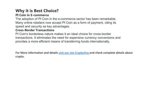 Pi Coin.pptx | Currencies | Economy
