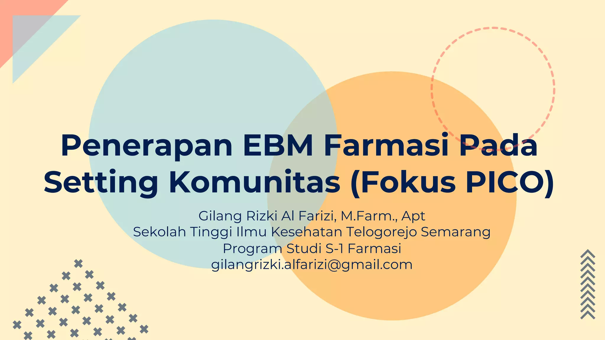 Penerapan EBM Pada Setting Komunitas (Fokus PICO Methode) | PDF