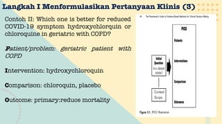 Penerapan EBM Pada Setting Komunitas (Fokus PICO Methode) | PDF