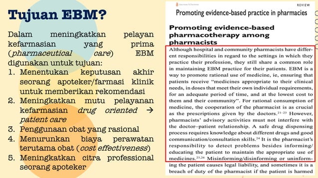 Penerapan EBM Pada Setting Komunitas (Fokus PICO Methode) | PDF