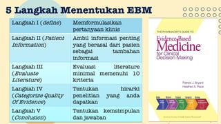 Penerapan EBM Pada Setting Komunitas (Fokus PICO Methode) | PDF