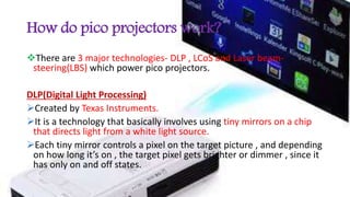Pico projectors | PPTX | Cameras and Camcorders | Consumer Electronics