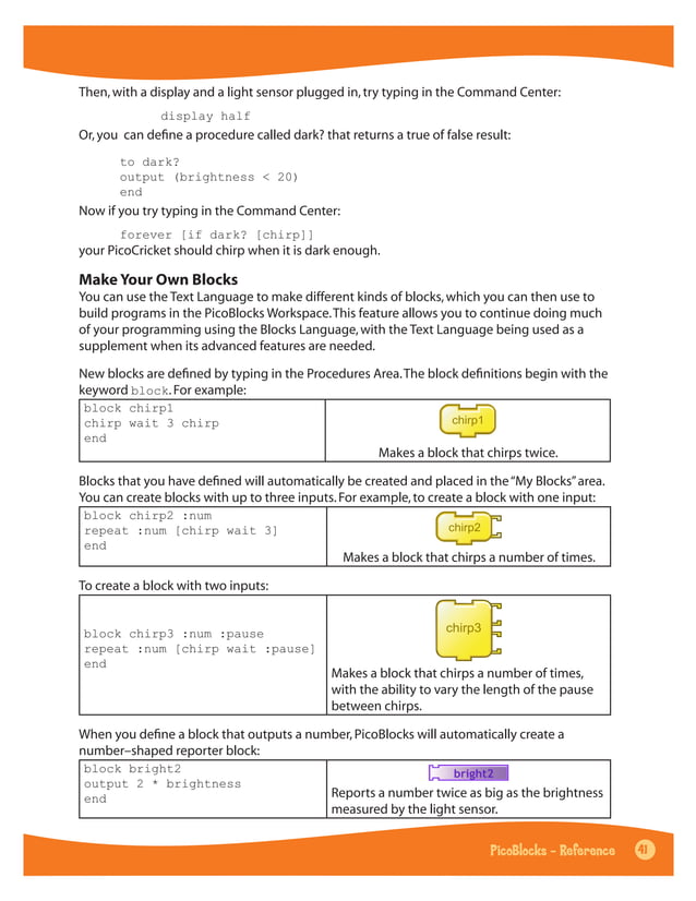 Pico reference guide | PDF