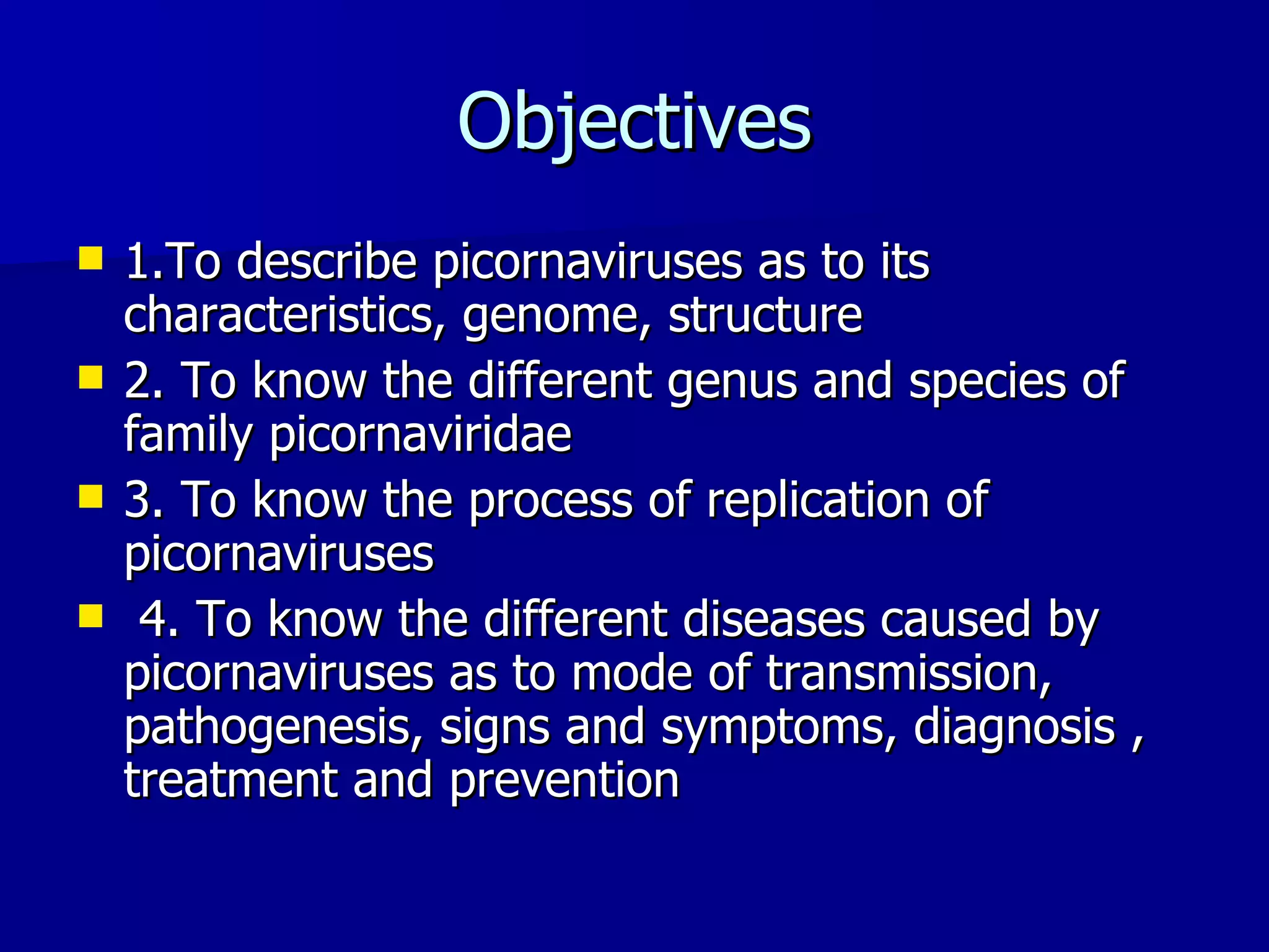 Picornaviruses | PPT