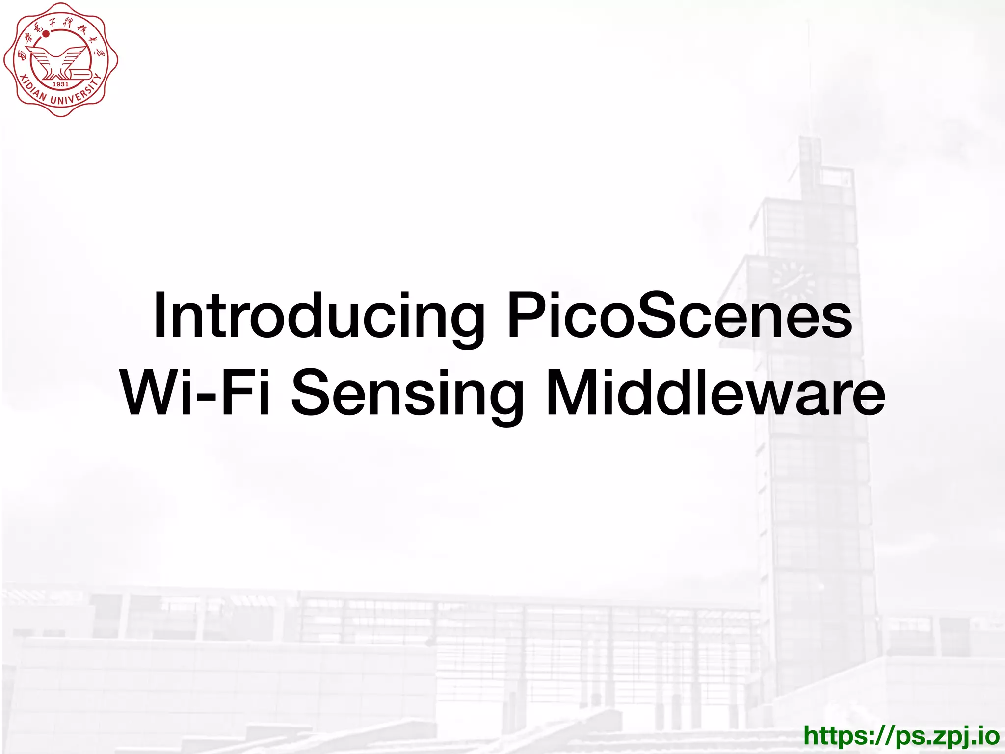 PicoScenes Tutorial @ CPS-IOT Week 2022 | PDF