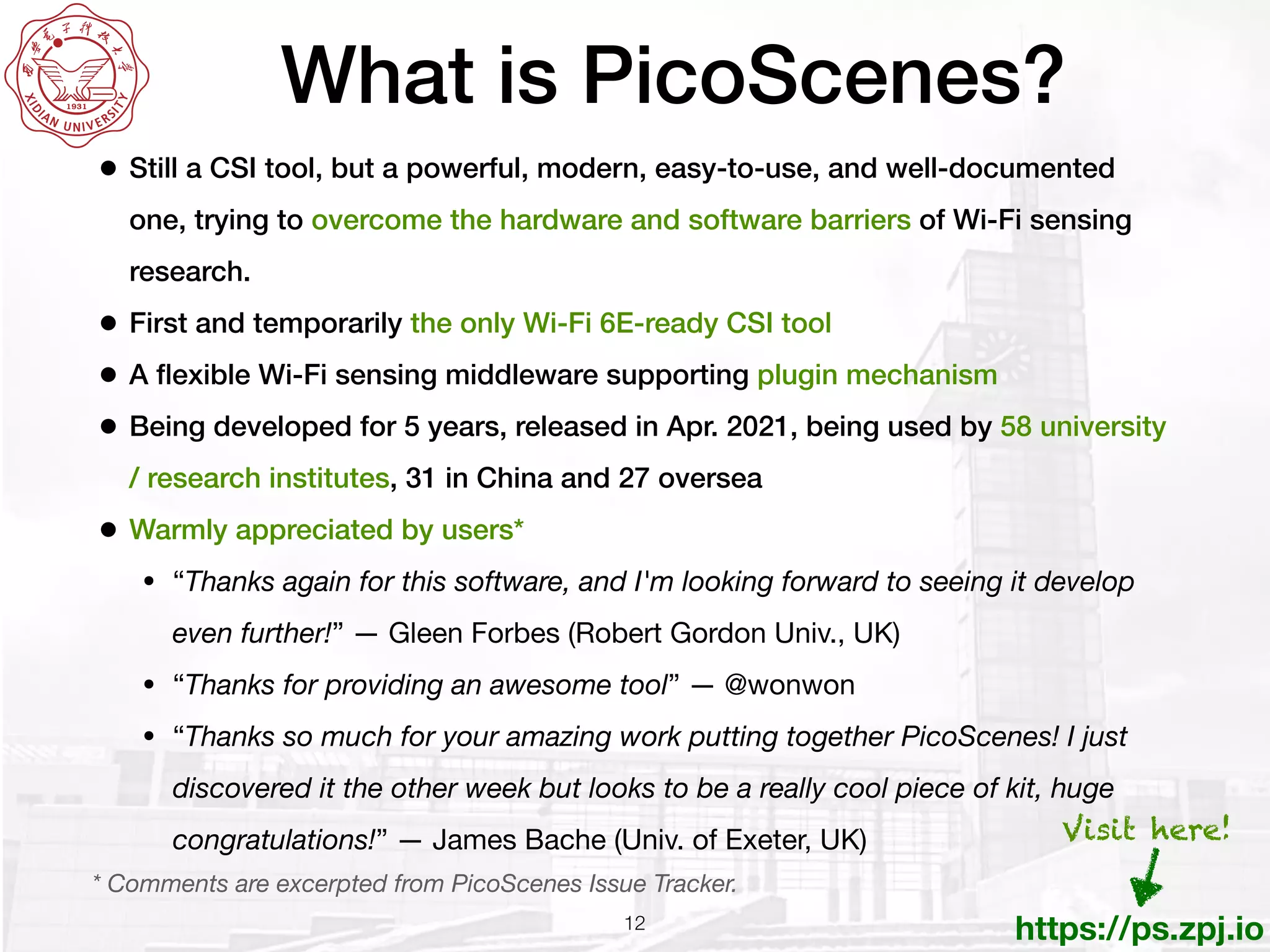 PicoScenes Tutorial @ CPS-IOT Week 2022 | PDF