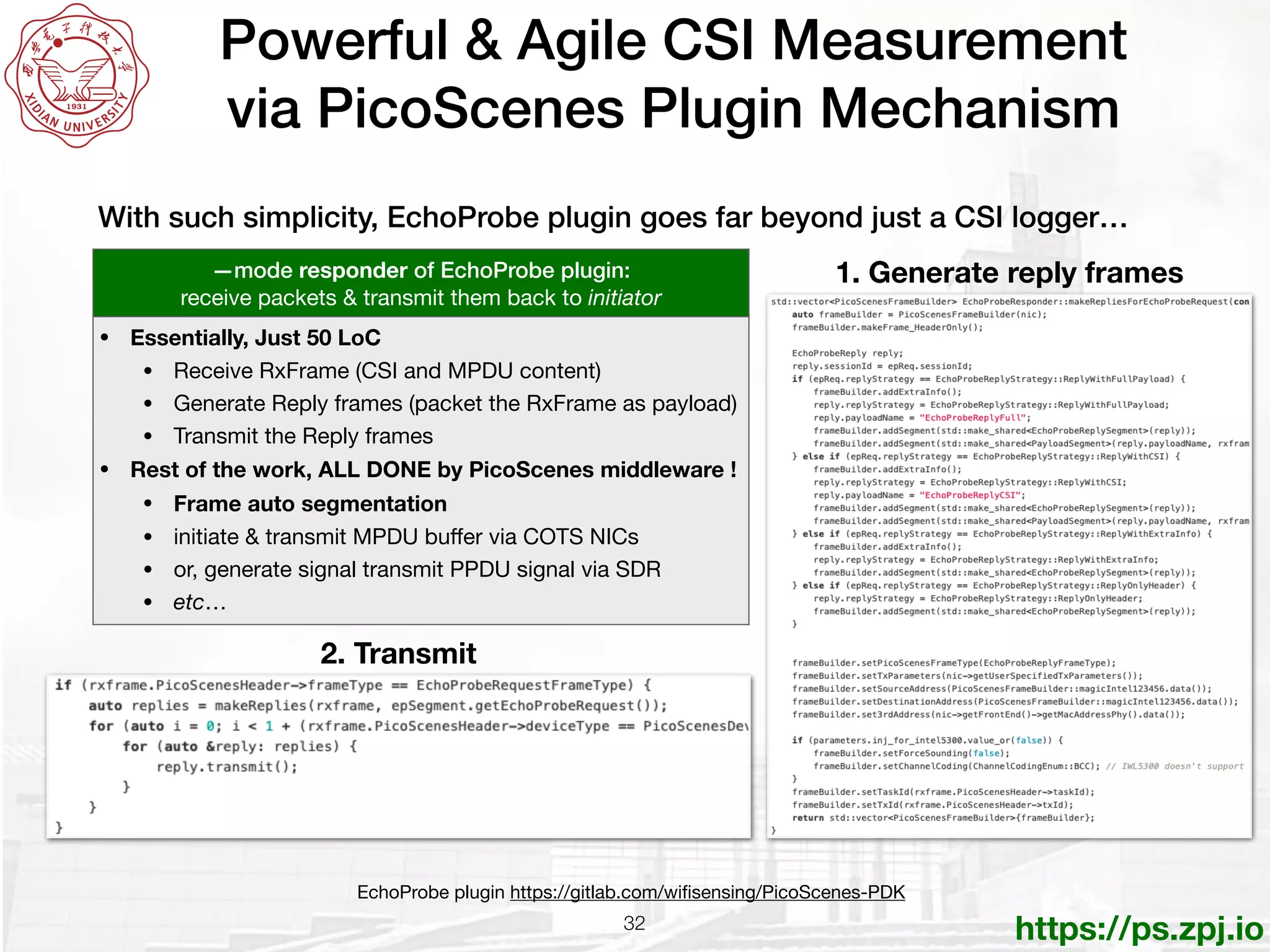 PicoScenes Tutorial @ CPS-IOT Week 2022 | PDF