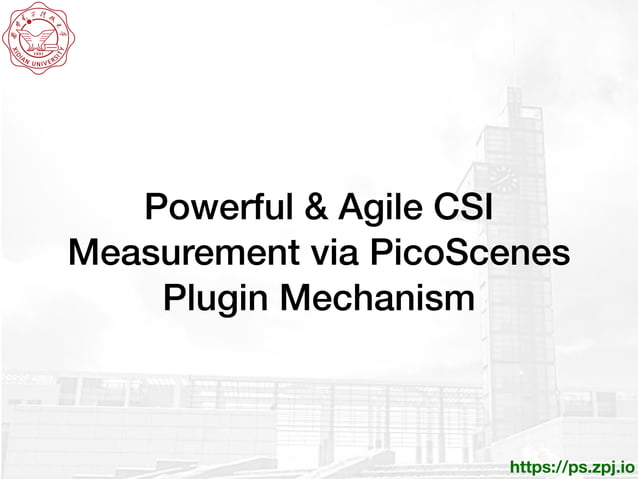 PicoScenes Tutorial @ CPS-IOT Week 2022 | PDF | Internet of Things | Internet