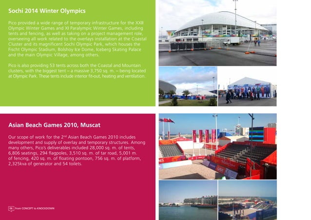 Venue Infrastructure and Overlay solutions | PDF | Summer Olympic ...