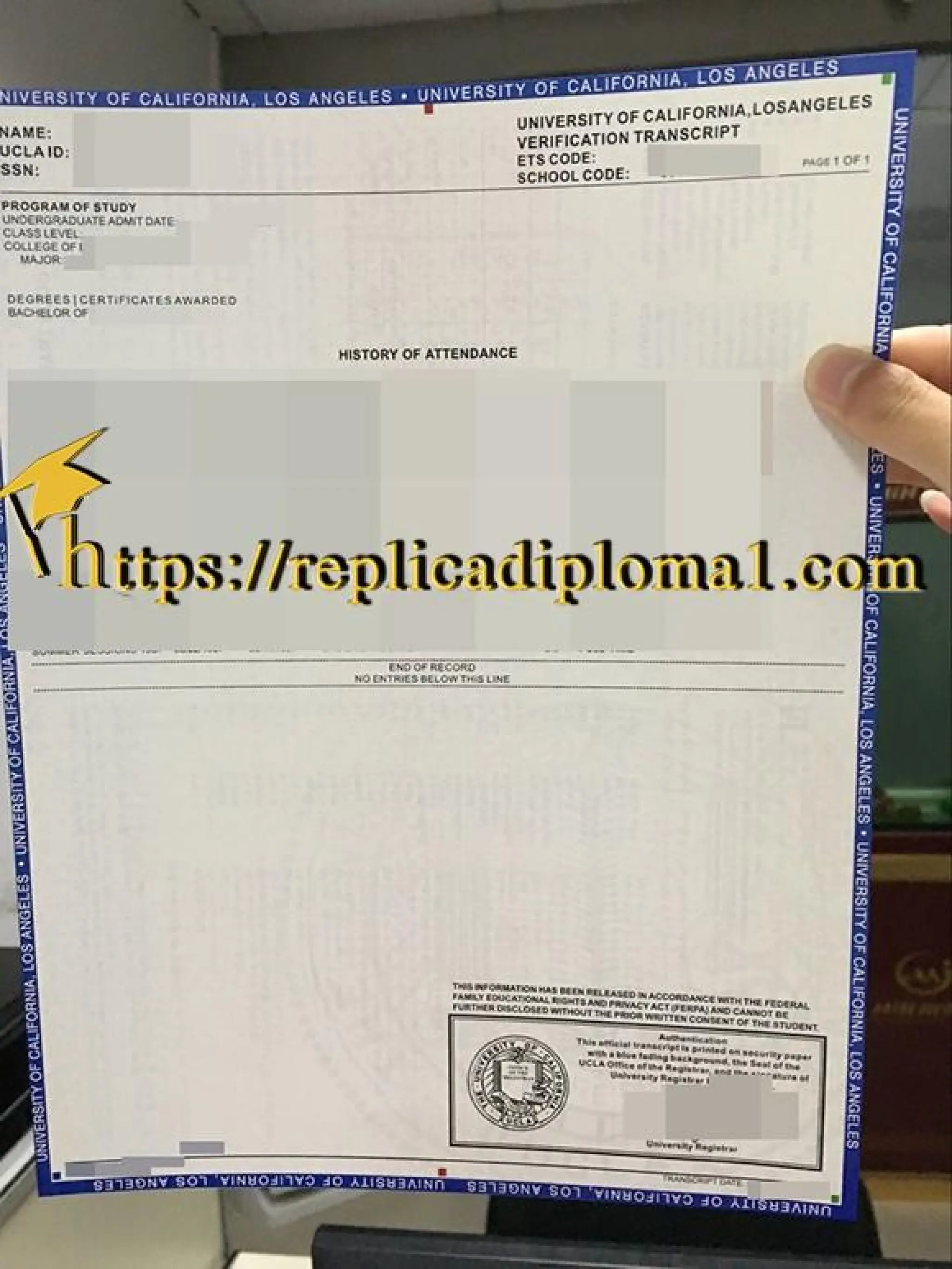 Buy Fake UCLA (University of California, Los Angeles) Official ...