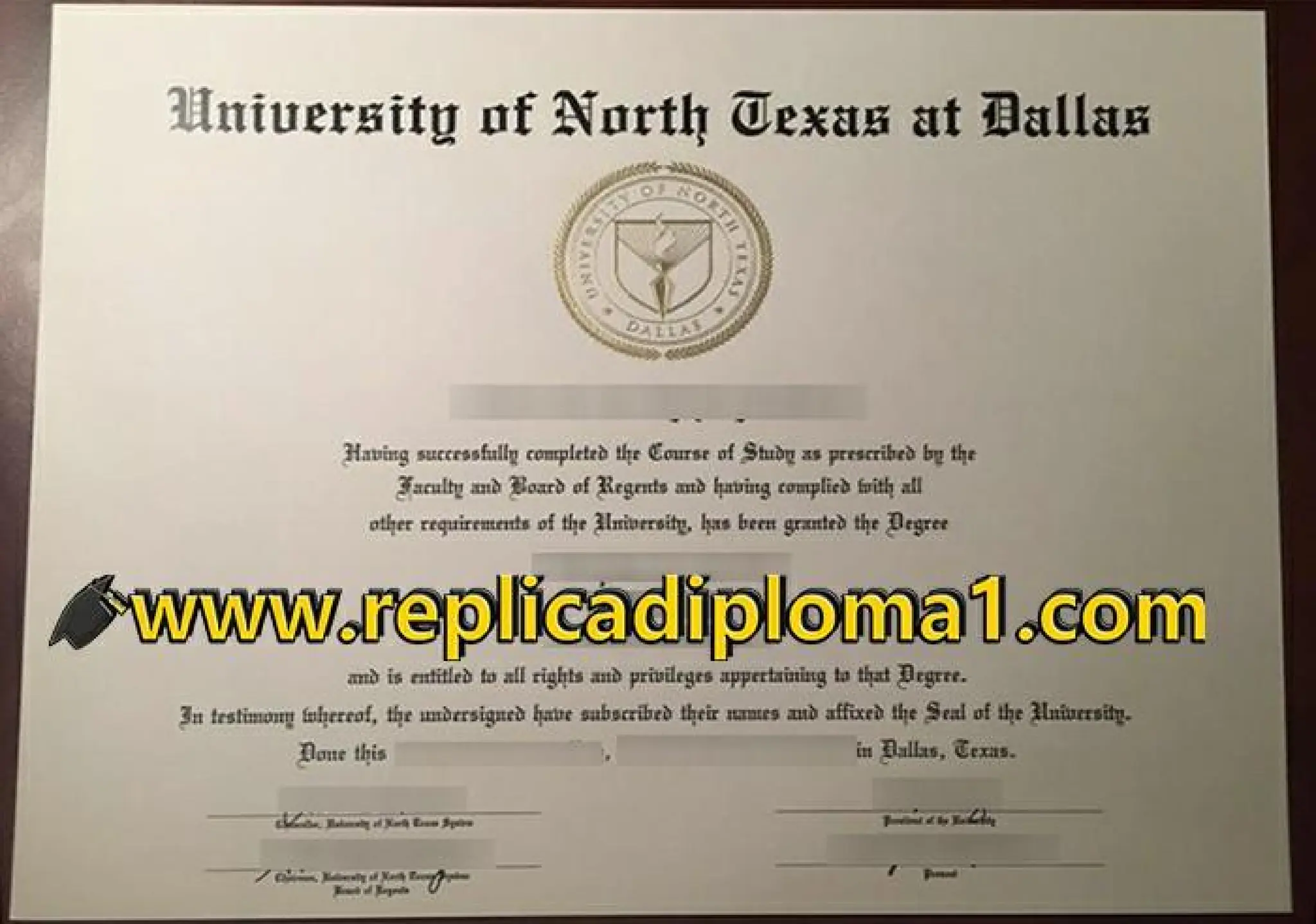 How to purchase a fake University of North Texas at Dallas degree? | PPT