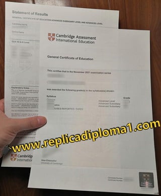 How to order a Cambridge GCE fake diploma and transcript in 2022? | PDF ...