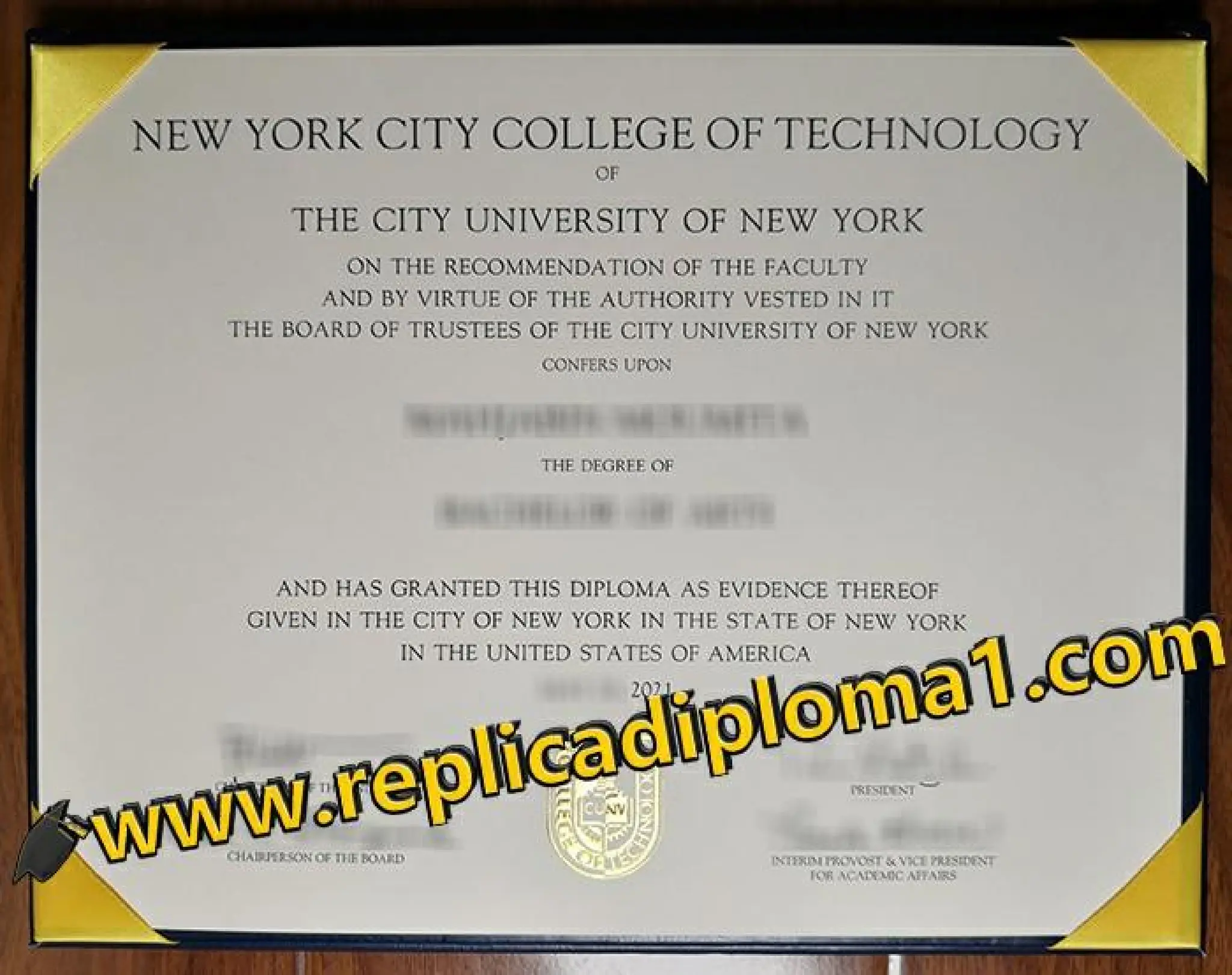 Order a New York City College of Technology fake diploma, Buy CUNY ...