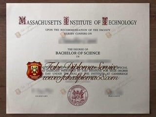 MIT Diploma, Get Massachusetts Institute of Technology Degree | PDF