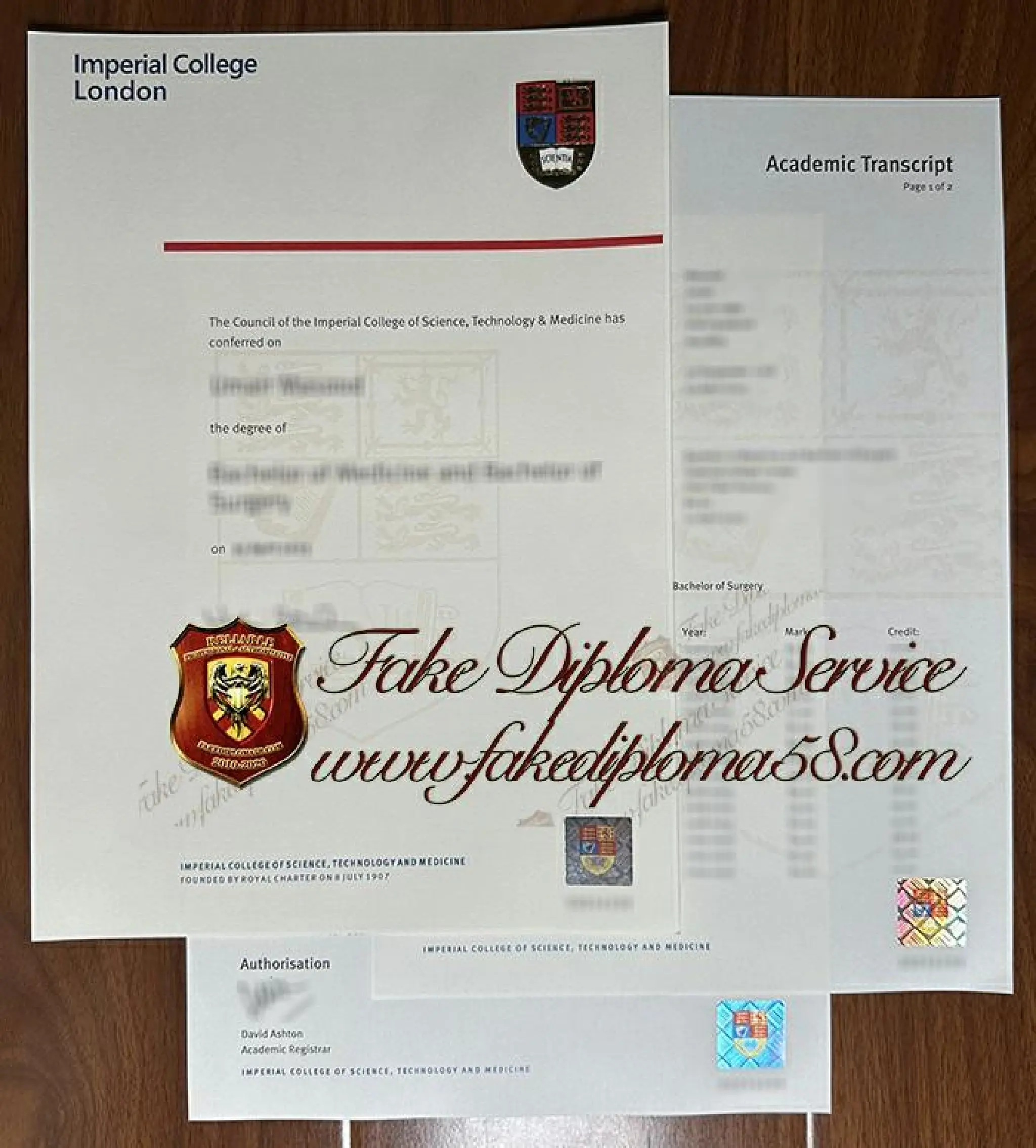 Ordering Imperial College London diploma and transcript in 2023. | PDF