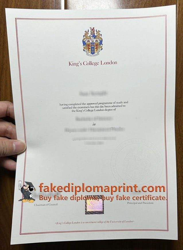 How can i order a fake King’s College London degree in 2024? | PDF