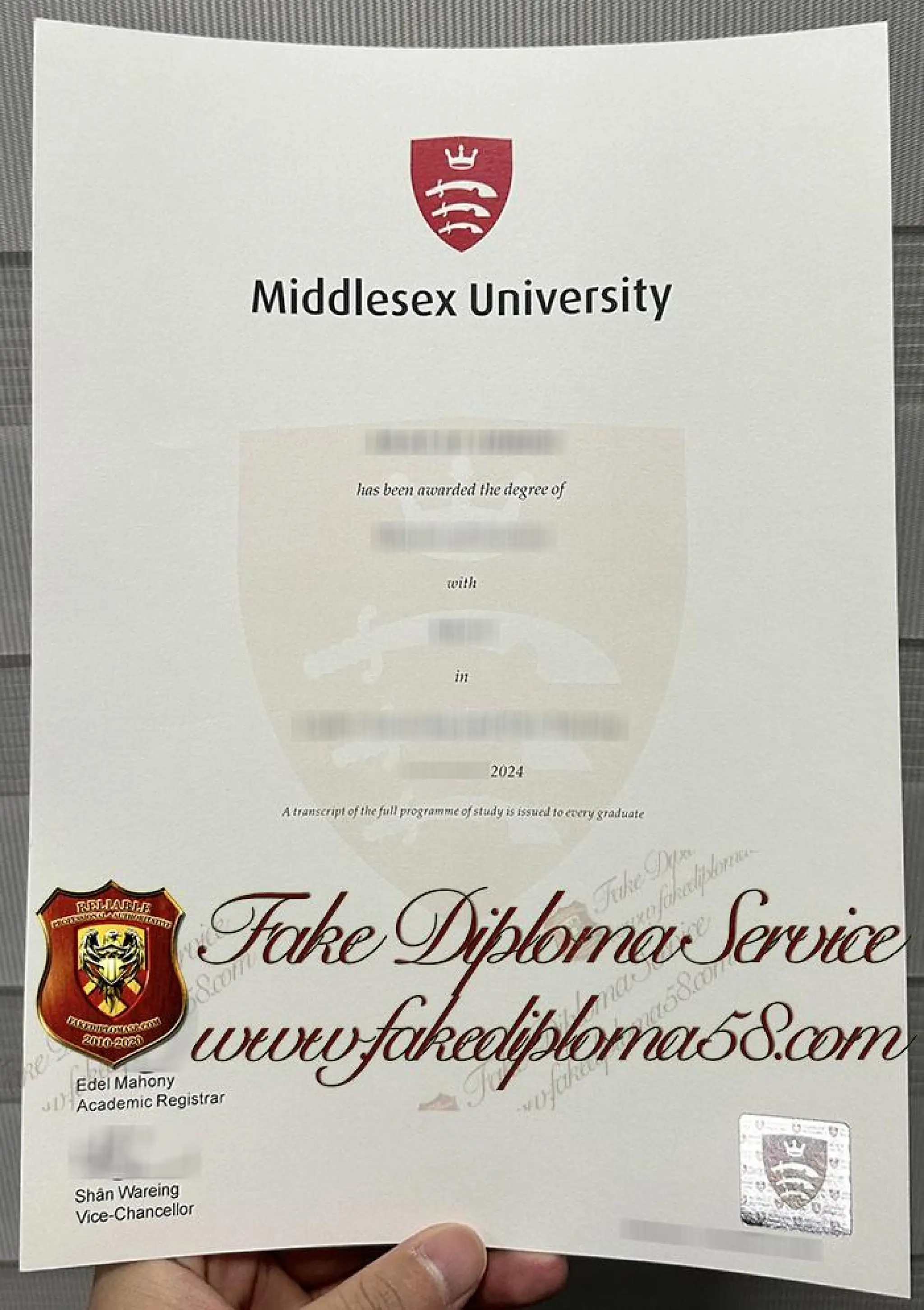 Can i order a fake Middlesex University diploma certificate in 2024? | PDF