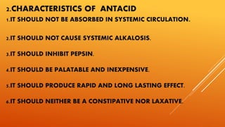 ANTACID INFORMATION | PPT