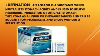 ANTACID INFORMATION | PPT