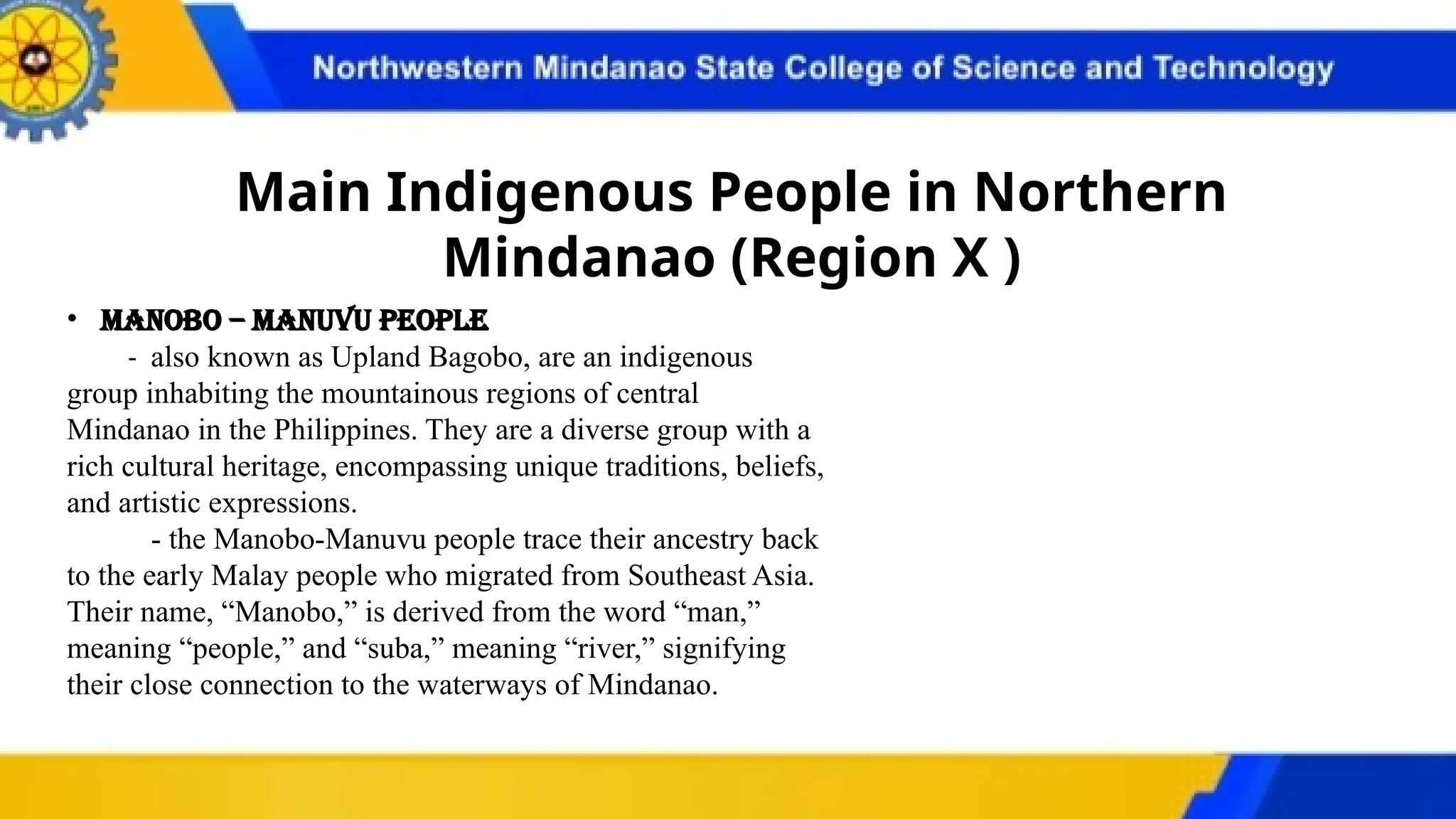 Region 10 : Northern Mindanao .pptx