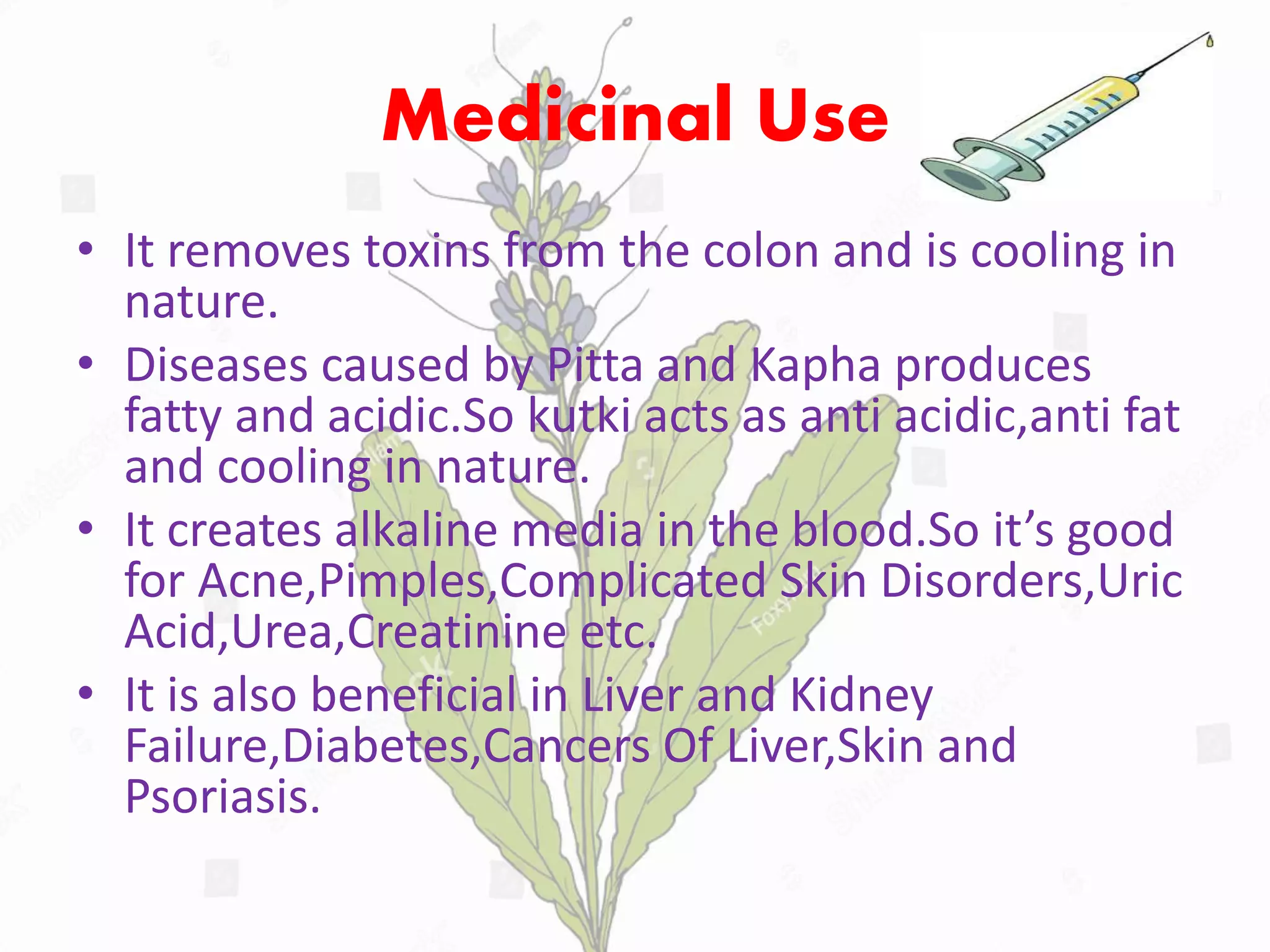 Picrorhiza scrophulariflora (kutki) | PPTX