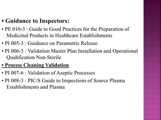 Pharmaceutical inspection convention M. Pharmacy | PPTX