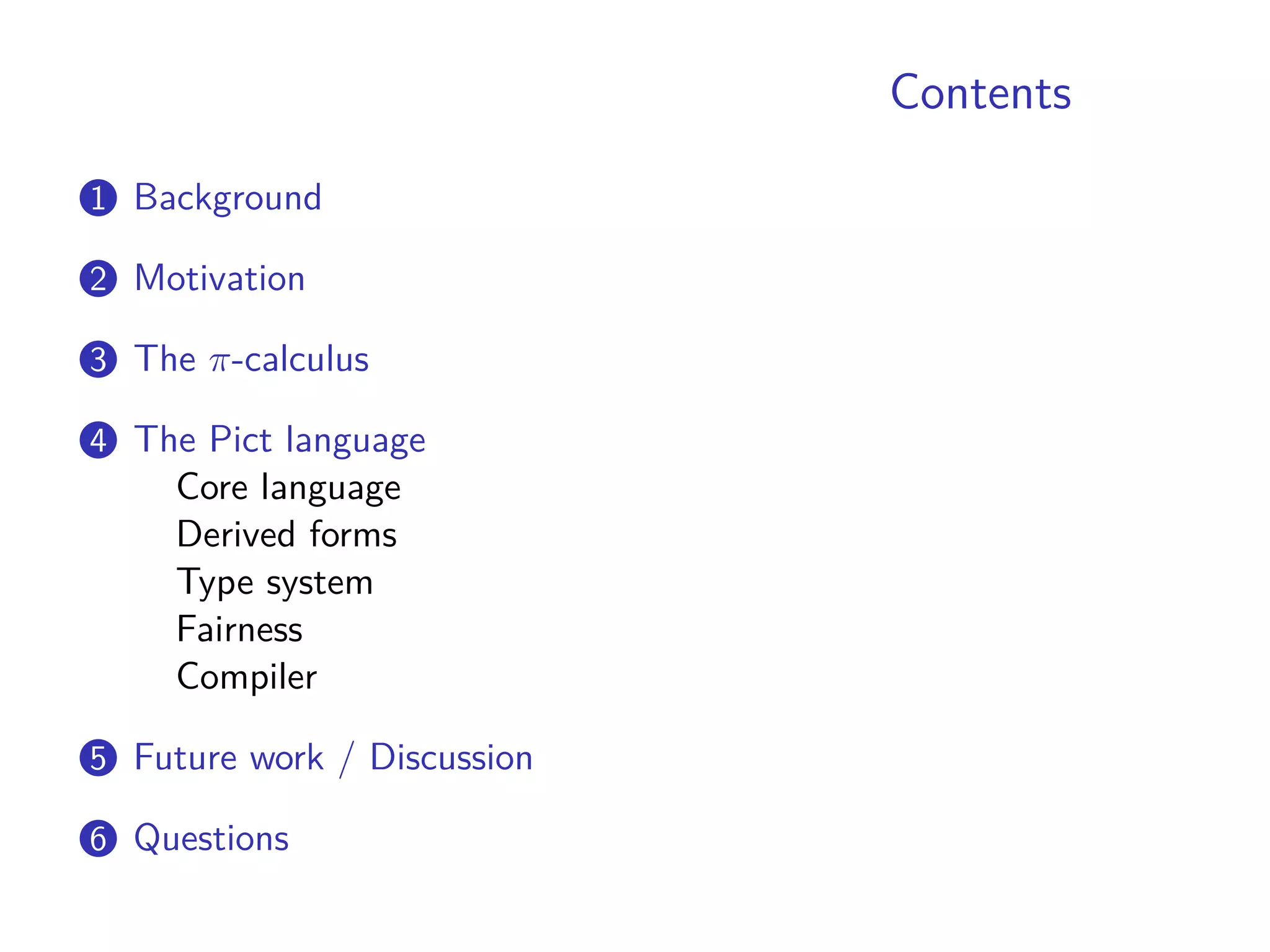 Pict: A programming language based on the pi-calculus | PPT