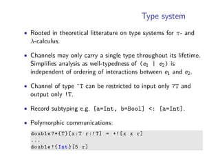 Pict: A programming language based on the pi-calculus | PDF