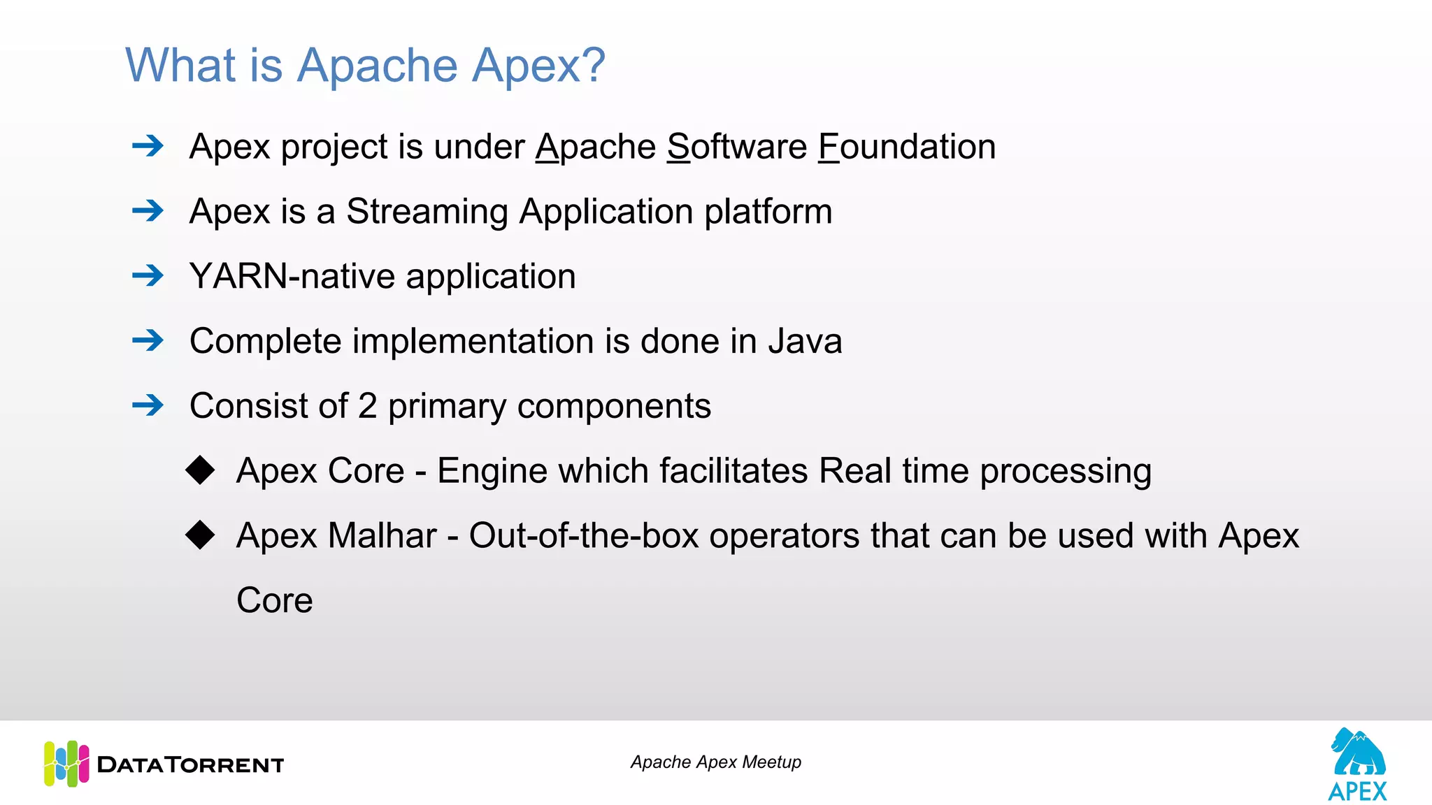 Introduction to Apache Apex | PDF